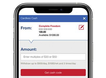 Cardless Cash | BankSA